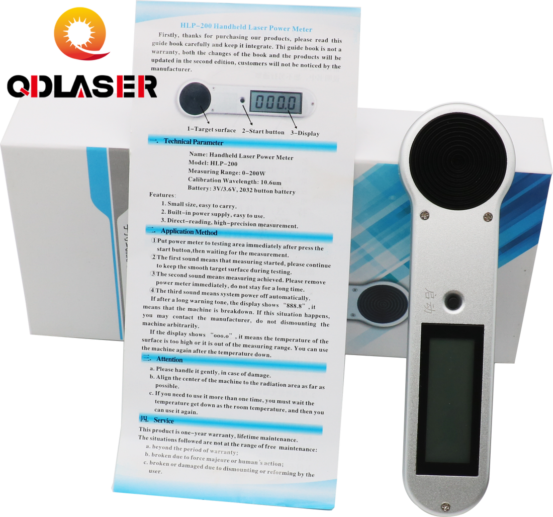 Handheld Laser Power Meter HLP-200 CO2 Laser Tube Power Meter 0-200W f ...