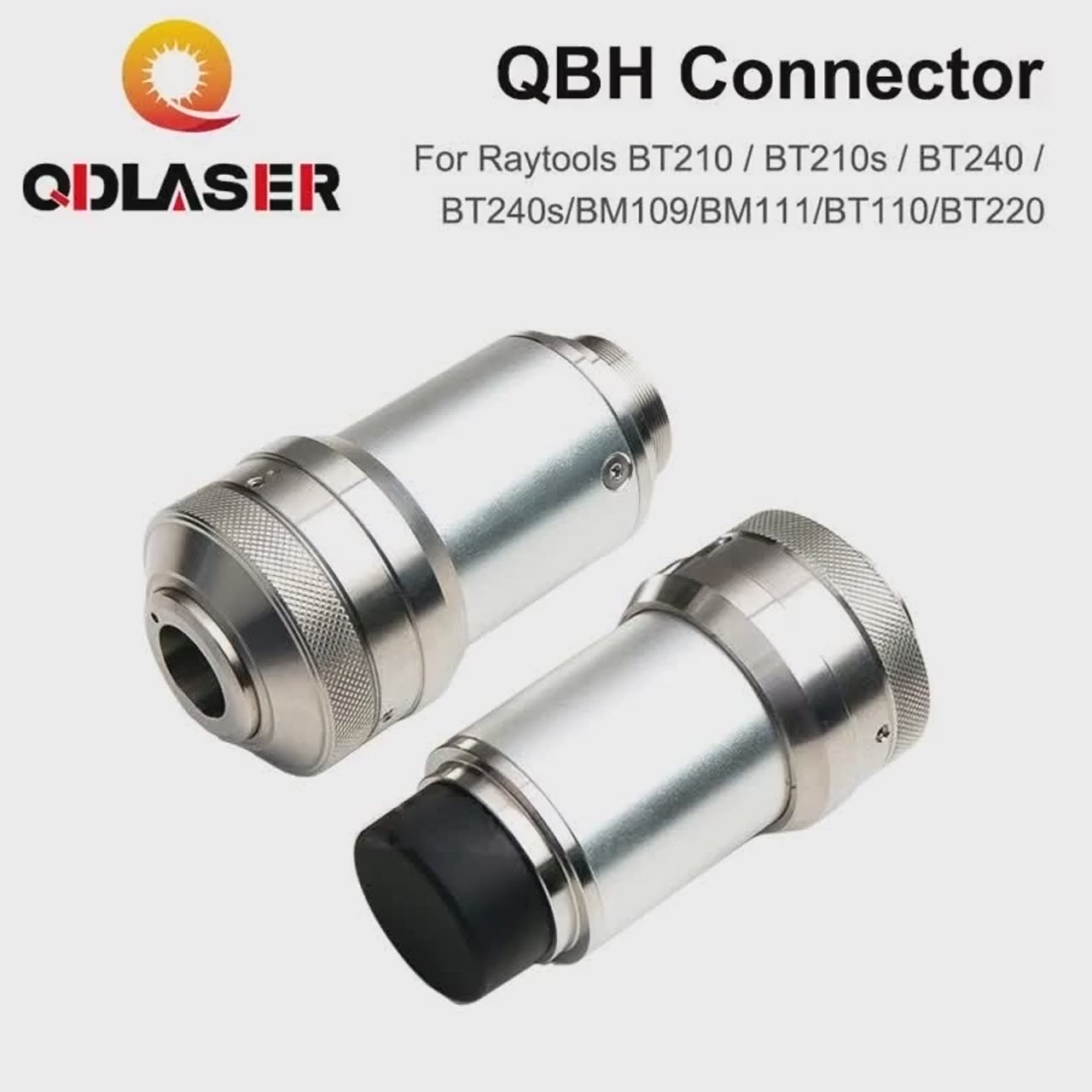 QDLASER QBH Fiber laser cutting head connector of Raytools Laser Head